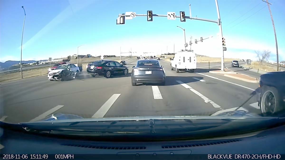 Tesla Autopilot would intervene when the crash probability is 100% ...