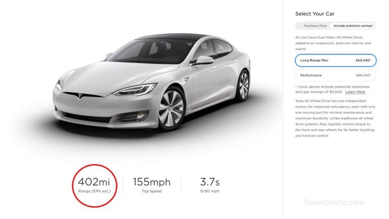 Tesla Model S now first-ever electric vehicle to get EPA range rating ...