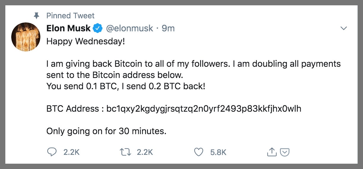 By taking over Elon Musk and other high-profile Twitter accounts the ...