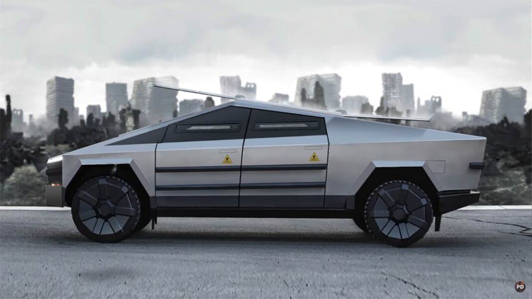 Artist imagines Apocalypse era civilian and military Cybertrucks ...