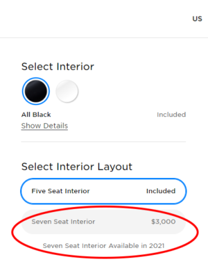 Deliveries for the Tesla Model Y 7-seat interior start early December ...