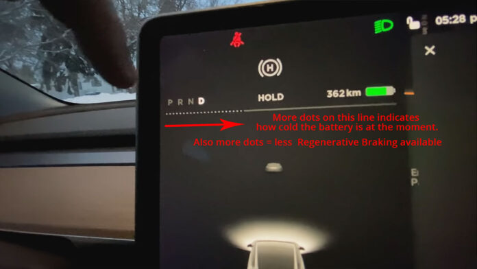 Calculating Tesla Model 3 range loss through a cold winter night (video ...