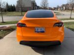 This orange-wrapped Tesla Model Y is a sure head-turner (gallery ...