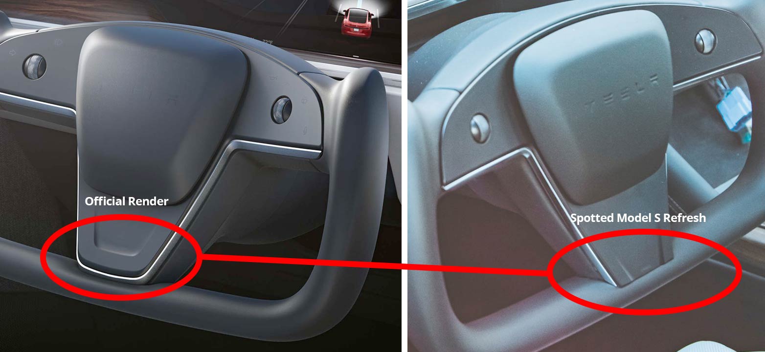 The Yoke is real, Model S refresh spotted with the unconventional ...