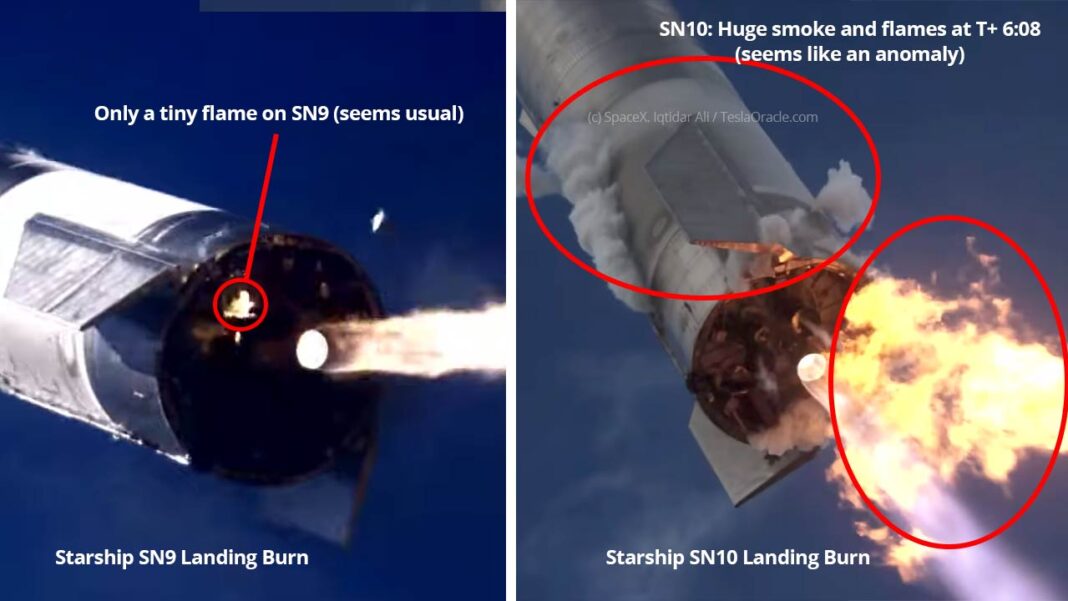 SpaceX Starship SN10 explodes moments after successful landing (videos ...