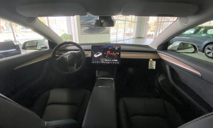 Tesla Model 3 wood door panel trim looks great in person (HD pics ...