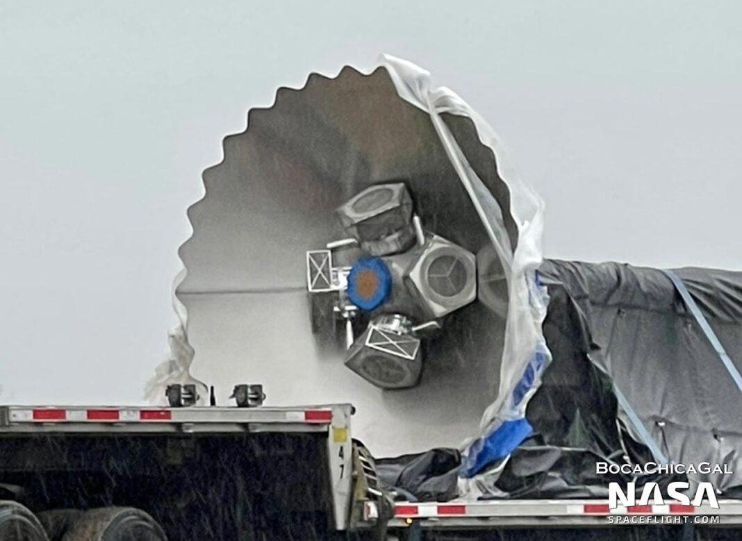 SpaceX delivers Starship Transfer Tube with an Anti-Vortex Device to ...