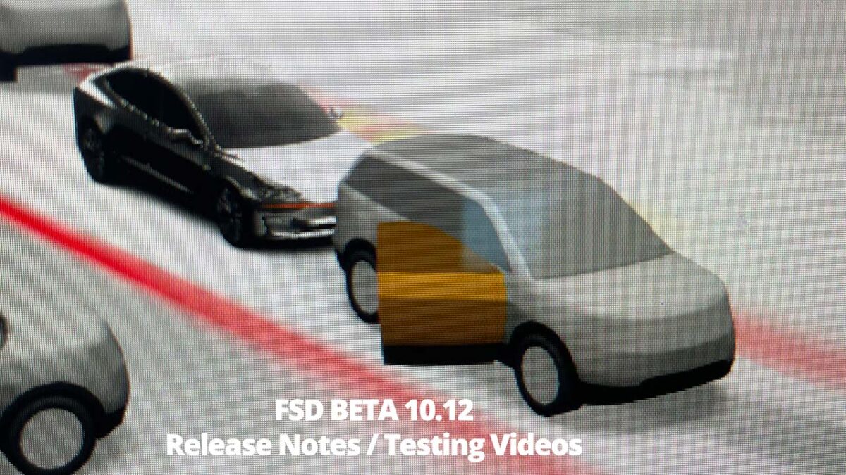 Tesla FSD Beta 10.12 Release Notes and test videos — much is discovered ...