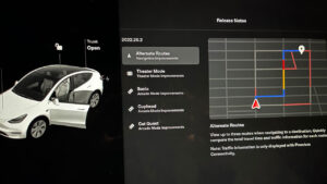 Tesla adds Alternate Routes to its in-vehicle navigation maps in OTA ...