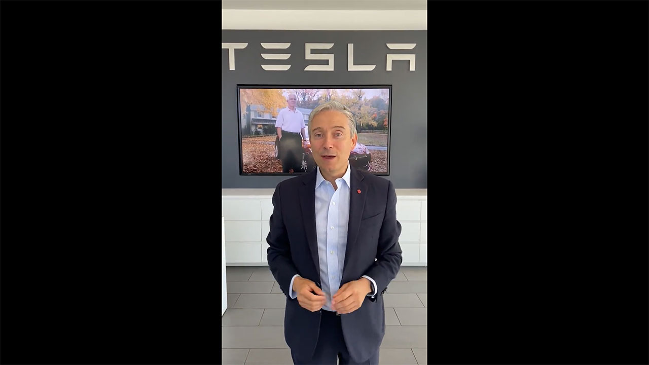 Canada's minister of industry visits Tesla Fremont factory which ...