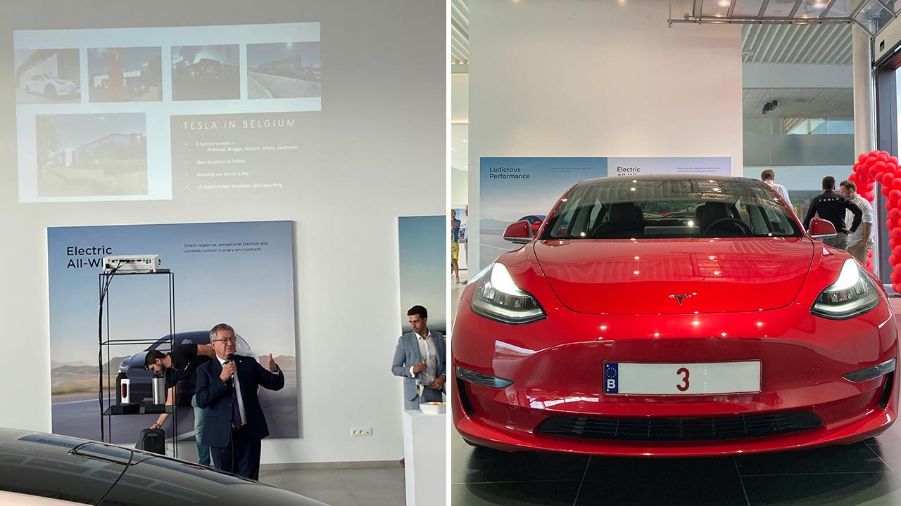 Tesla opens its new store in Belgium just 15 mins away from the Port of ...