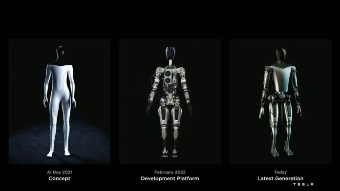 Elon Musk unveils Optimus Tesla Bot for high volume and low cost of ...