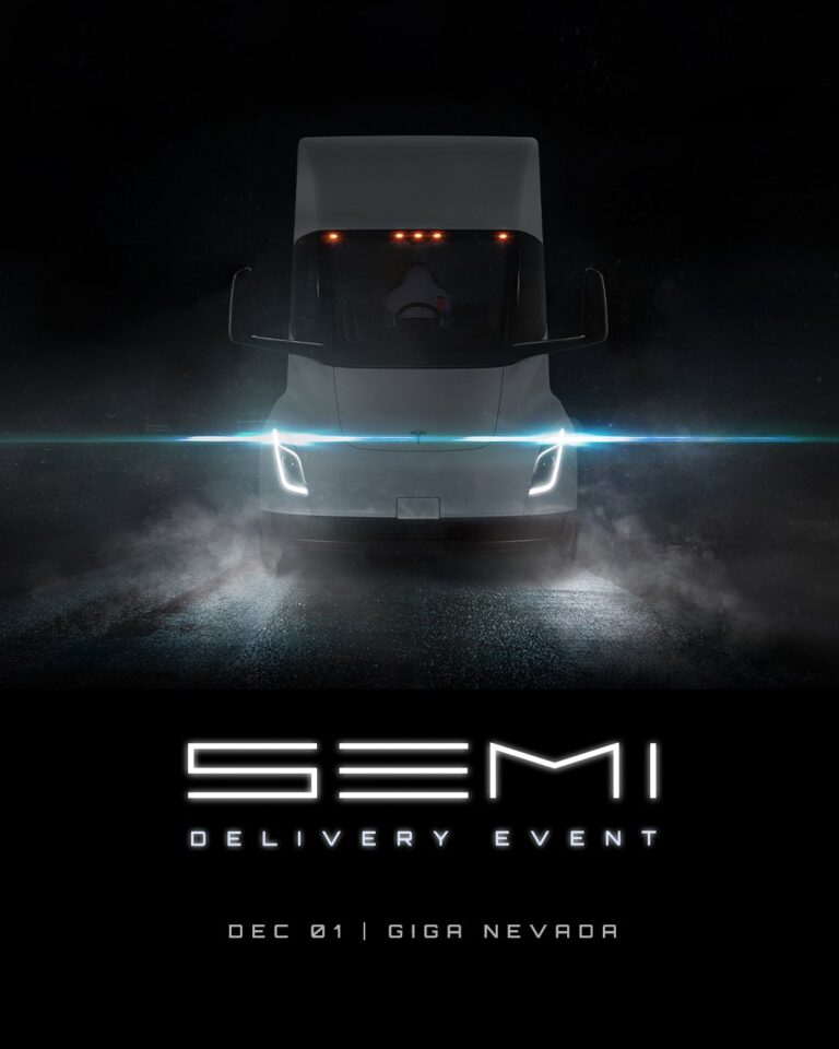 Tesla announces Semi delivery event at Giga Nevada, here's how retail ...