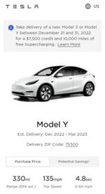 Tesla offers 10K miles of free Supercharging and a $7,500 discount on ...