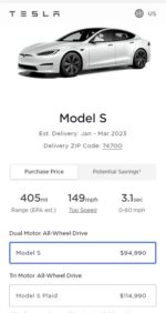 Tesla drops prices of its Model S, 3, X, and Y vehicles (complete list ...