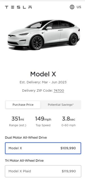 Tesla drops prices of its Model S, 3, X, and Y vehicles (complete list ...