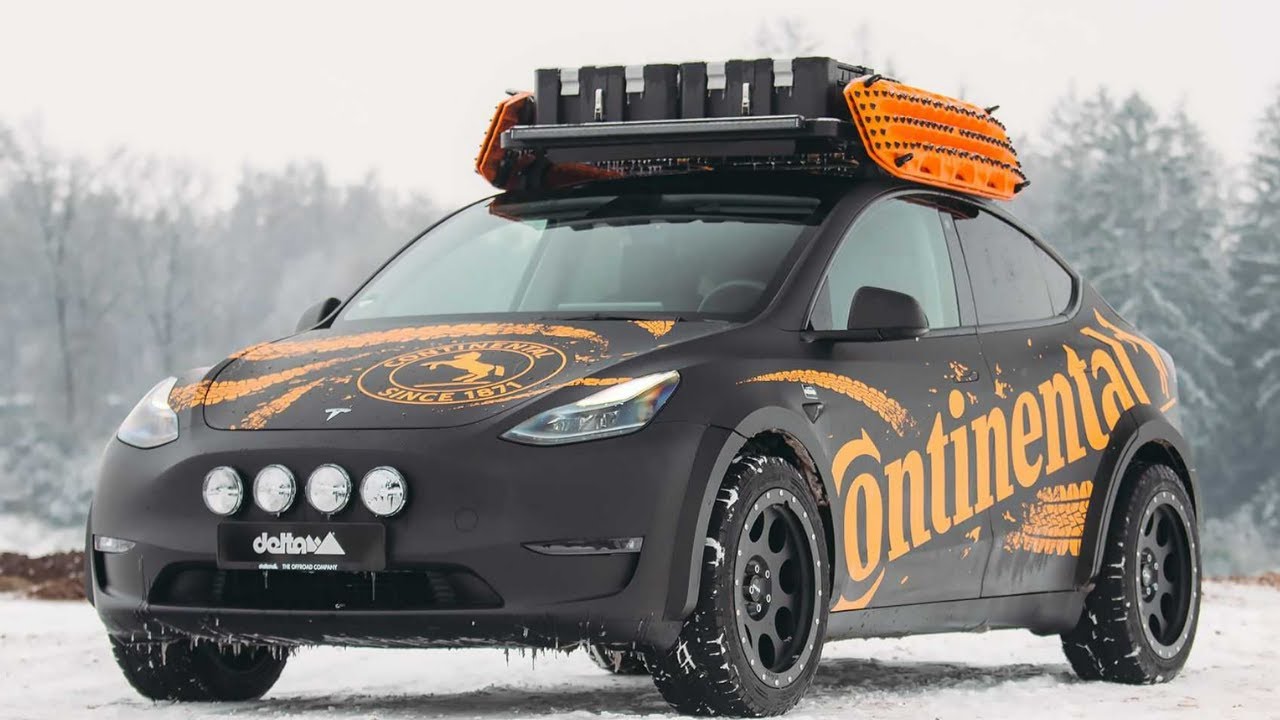 This modified Model Y by Delta 4x4 is the ultimate Tesla off-roader SUV ...