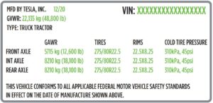 Tesla Semi Details Revealed In Parts Catalog Diagrams - CleanTechnica