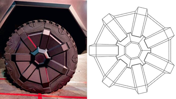 Tesla obtains wheel cover design patent for the Cybertruck - Tesla Oracle