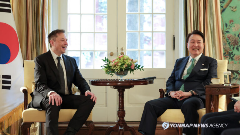 Elon Musk meets the South Korean President to discuss plans for the ...