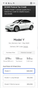 Tesla introduces a new cheaper Model Y base variant, drops prices ...