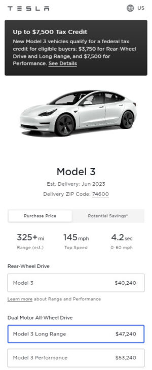 Tesla relaunches Model 3 Long Range AWD, increases prices of Model Y ...