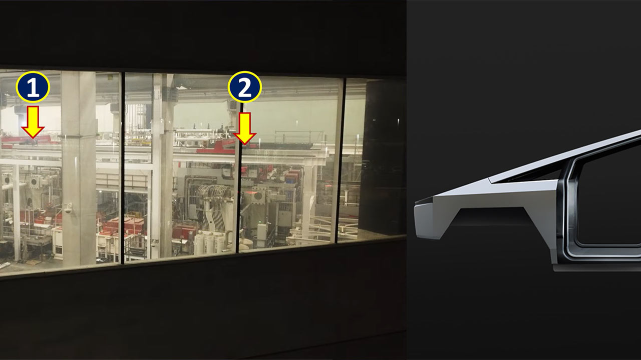 Tesla installs two 9,000-ton Cybertruck Giga Presses at Giga Texas ...