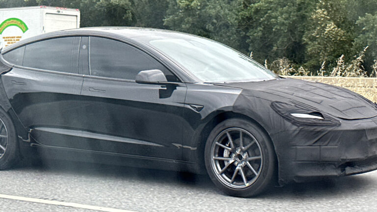 Tesla Model 3 Highland spotted in California with HW4 cameras and ...