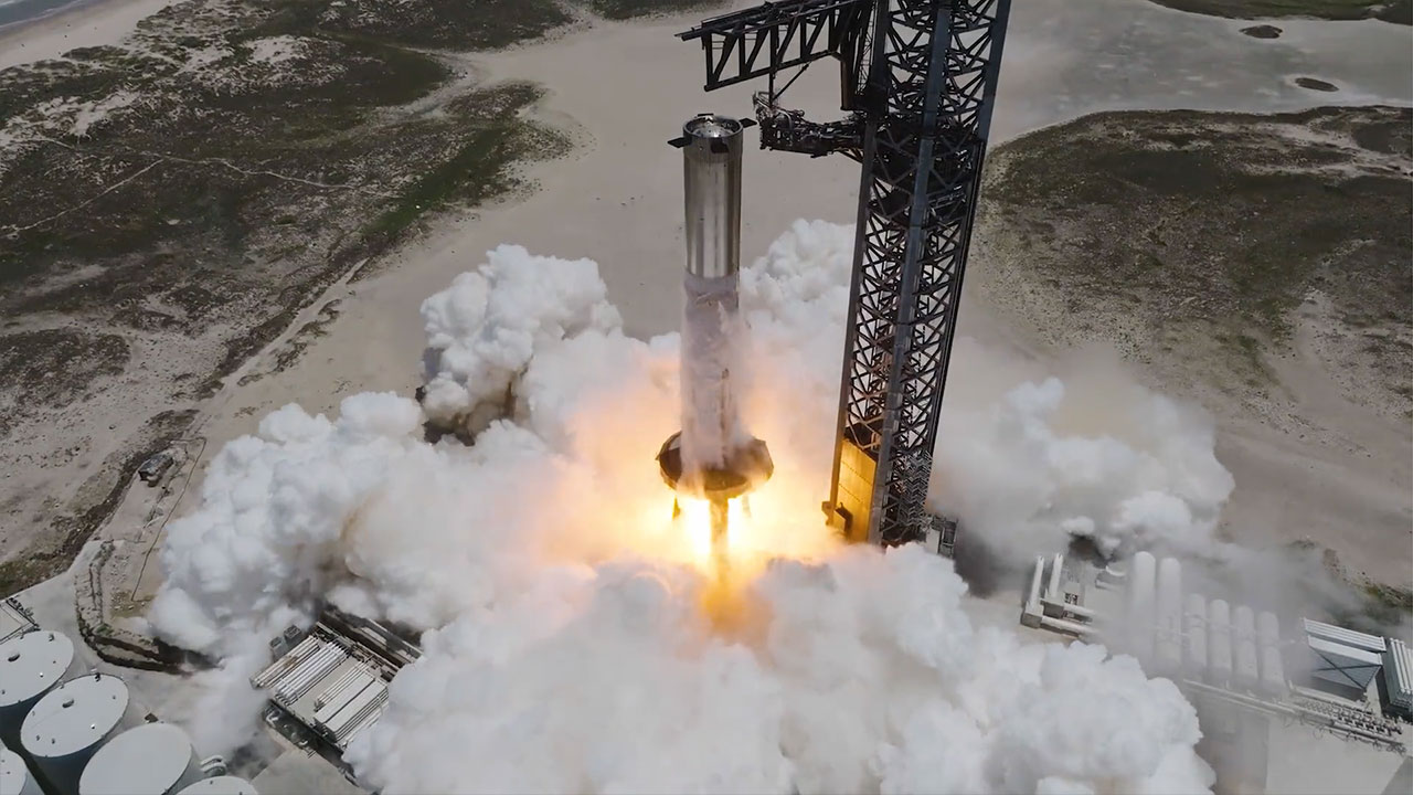 Starship Booster 9 static fire served as a test bed for the new OLM ...