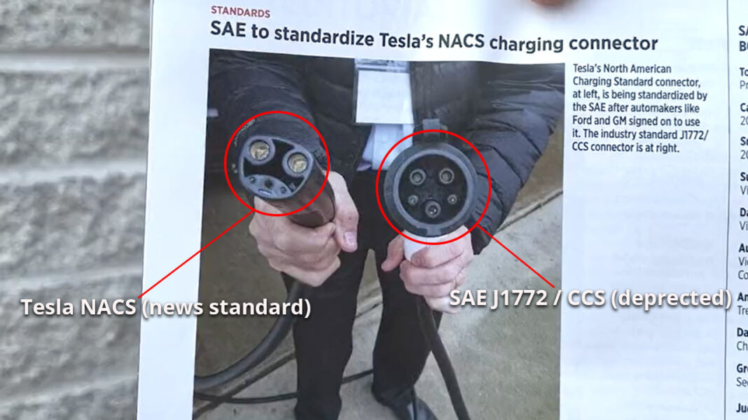 SAE to standardize Tesla's NACS and deprecate the J1772/CCS connector ...