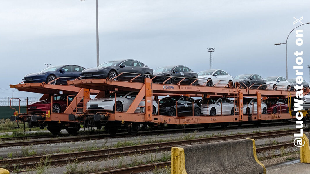 Tesla sends massive shipments of new Model 3 Highland to Europe, starts ...