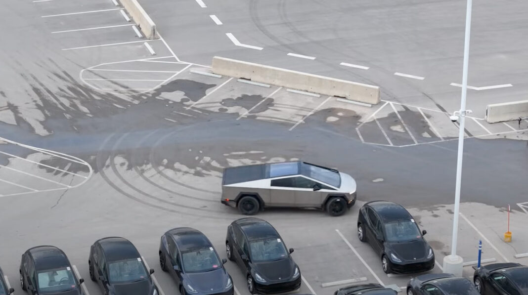 Cybertruck updates: H2O rain testing, sharp 360° 4-wheel steering turn ...