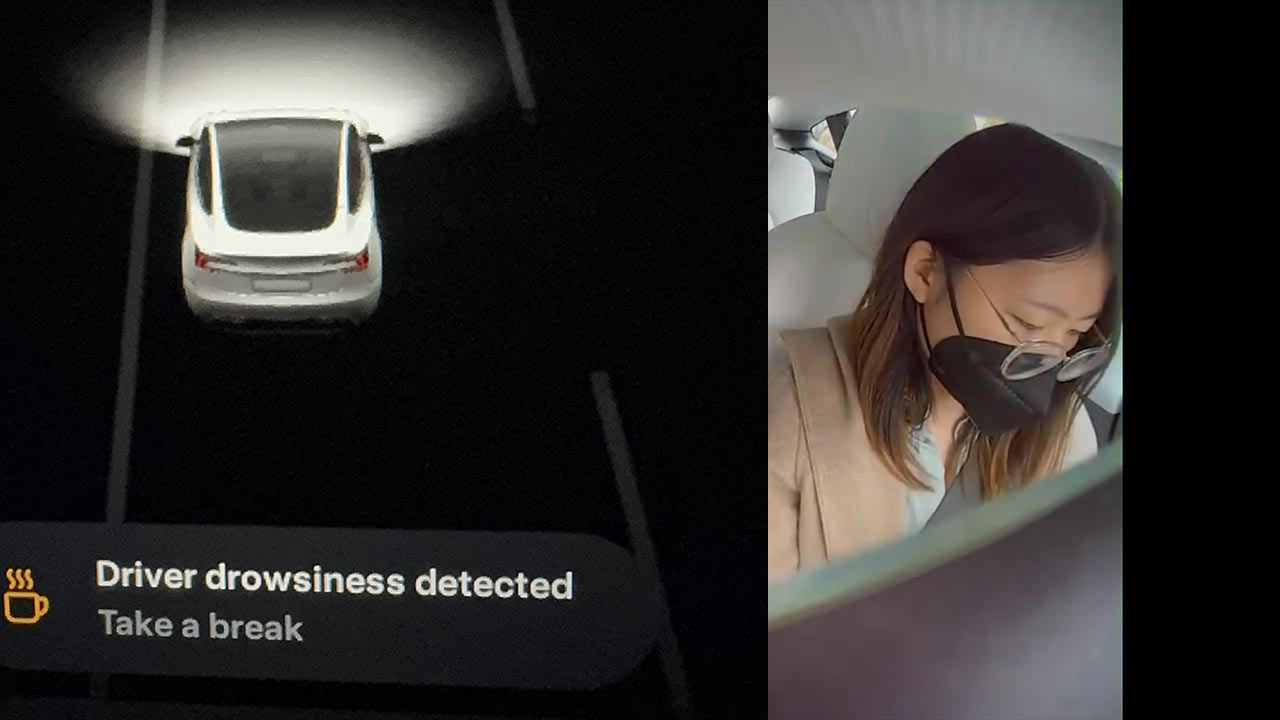 Tesla vehicles will now warn drowsy and inattentive drivers with its ...