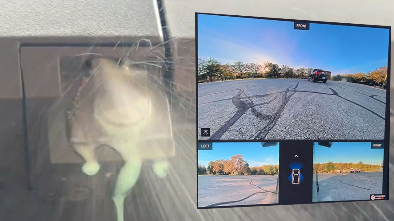 Watch the Tesla Cybertruck front bumper camera washer in action and how ...