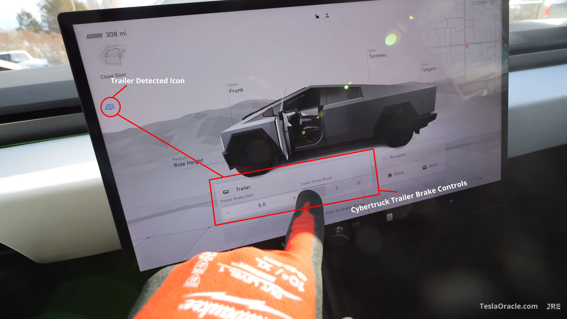 Here's how far the Tesla Cybertruck goes while towing 11,000 lbs in ...