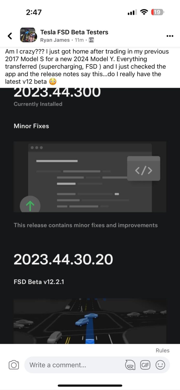 FSD Beta v12.2.1 is coming pre-installed on new Tesla vehicles with ...