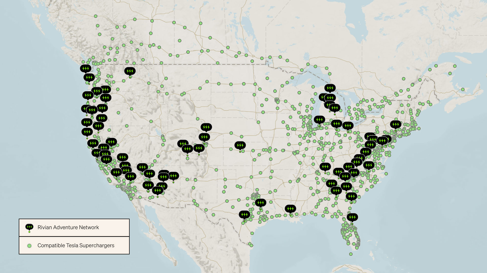 Tesla Supercharger network opens to Rivian R1 electric vehicles - Tesla ...