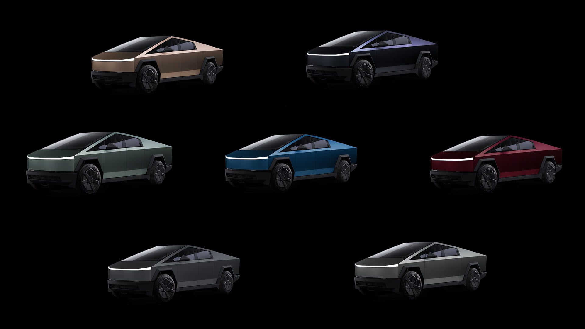 Tesla offers Cybertruck vinyl wraps in 11 different colors - Tesla Oracle