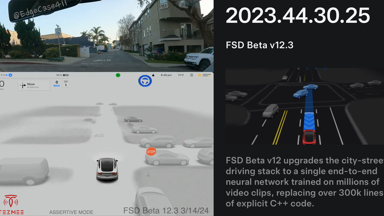 Tesla FSD v12.3 gets good first impressions from the beta testers ...