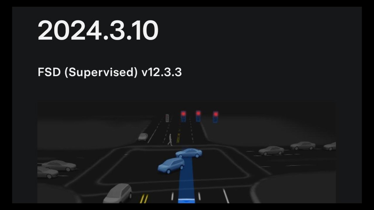 Tesla FSD (Supervised) v12.3.3 goes wide release, triggers debate if it ...