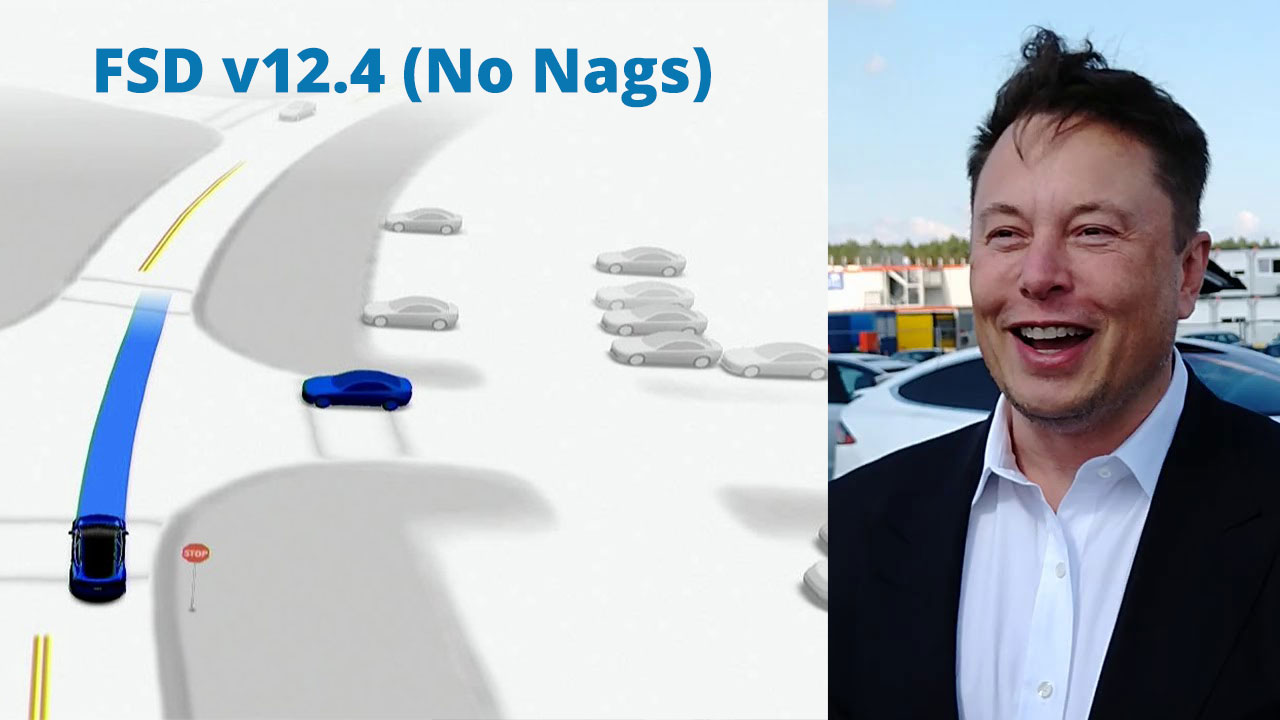 Tesla FSD v12.4 will get rid of nags that alert drivers to stay ...