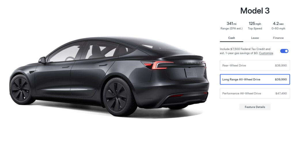 Tesla Model 3: You can buy 69 miles of more range for just $1,000 extra ...