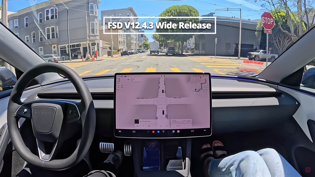 Tesla pushes FSD v12.4.3 to a wider user base - Tesla Oracle