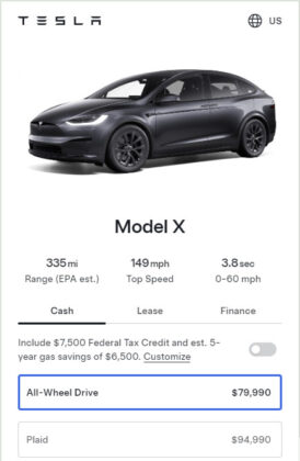 Tesla (TSLA) raises prices of its flagship Model S and Model X EVs in ...