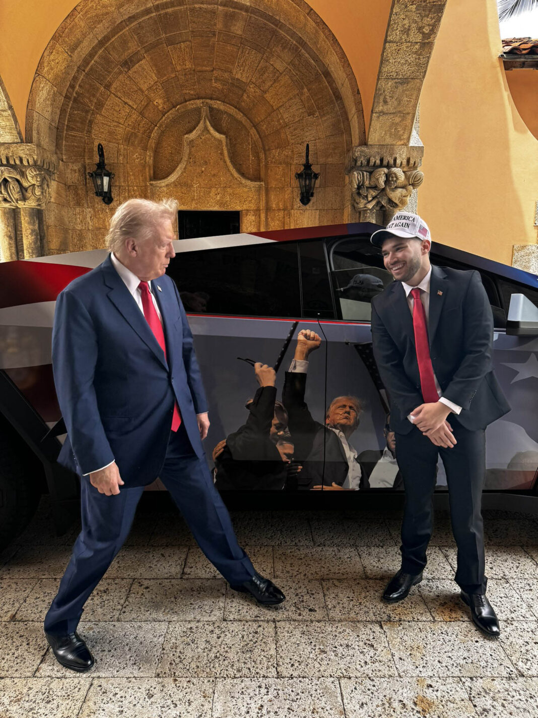Adin Ross gifts a custom-wrapped Cybertruck to Donald Trump - Tesla Oracle