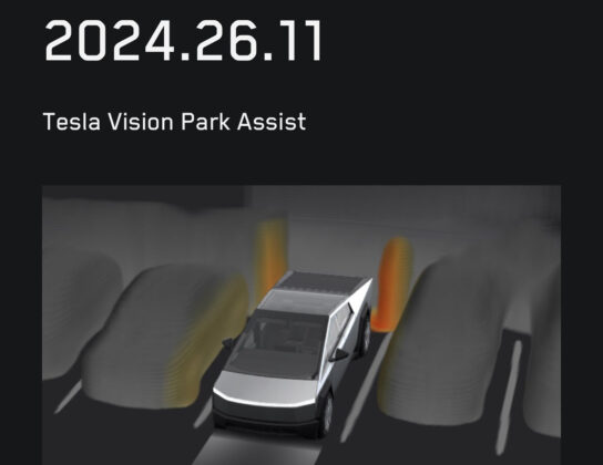 Cybertruck gets the Tesla Vision Park Assist feature in the 2024.26.11 ...