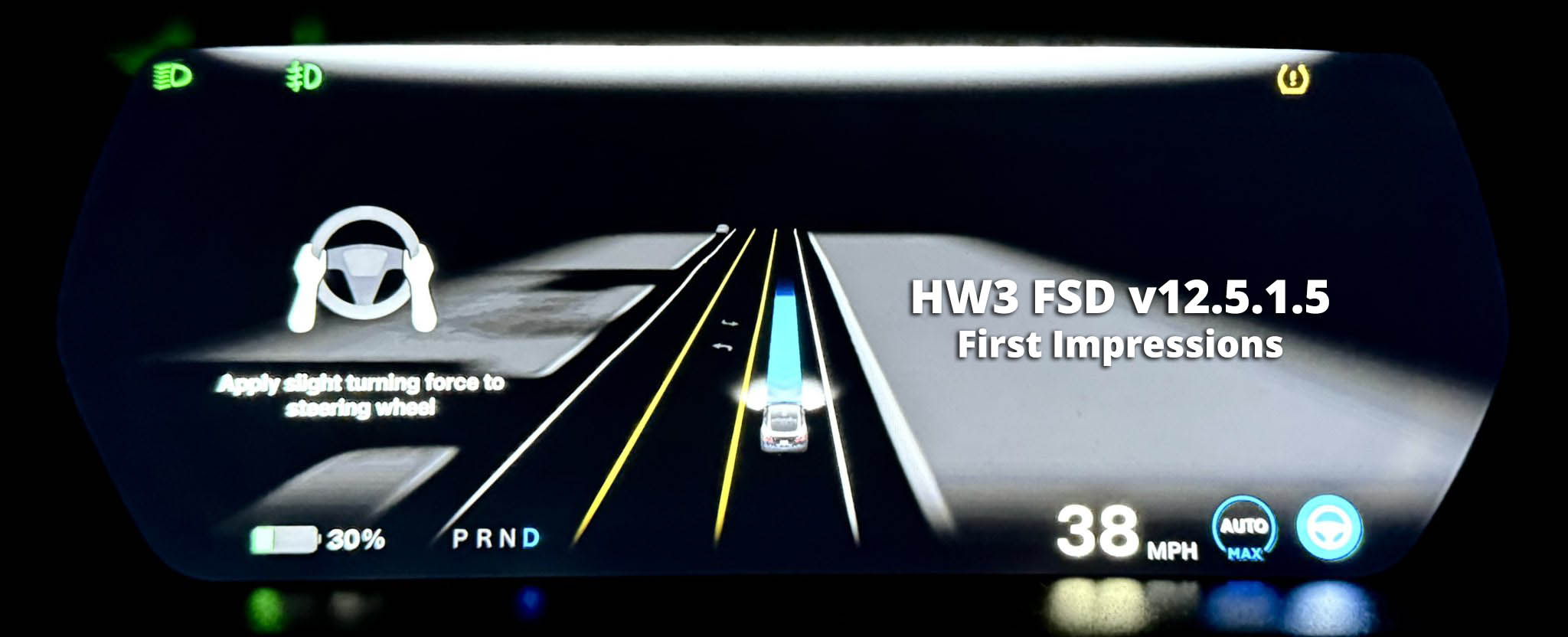 Tesla rolls out FSD 12.5.1.5 to HW3 customer cars, read first ...