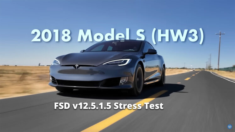 Tesla FSD v12.5 tested on HW3 Model S, performance comparison to HW4 ...
