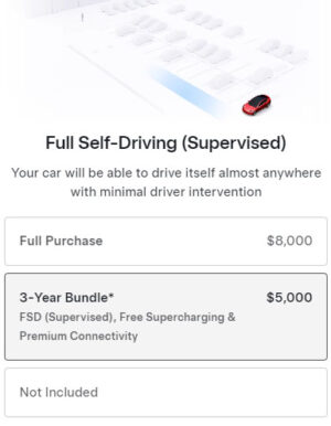 Tesla offers a 3-year bundle of FSD Supervised for Model S and Model X ...