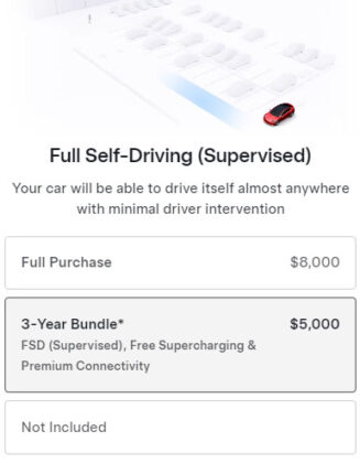 Tesla offers a 3-year bundle of FSD Supervised for Model S and Model X ...
